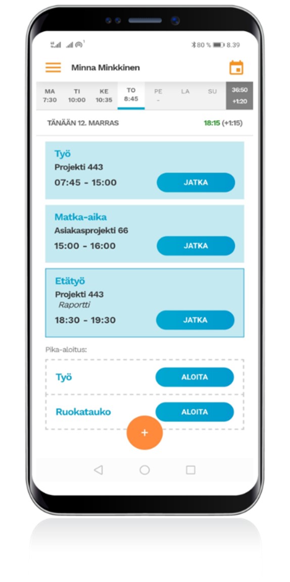 Nepton | Työajanseurantajärjestelmä